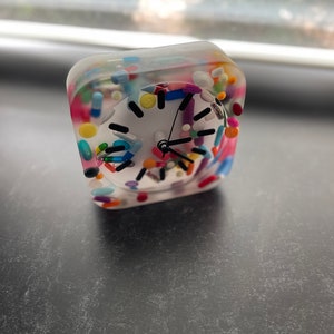 Clear Chill Pill Desk Clock - Etsy