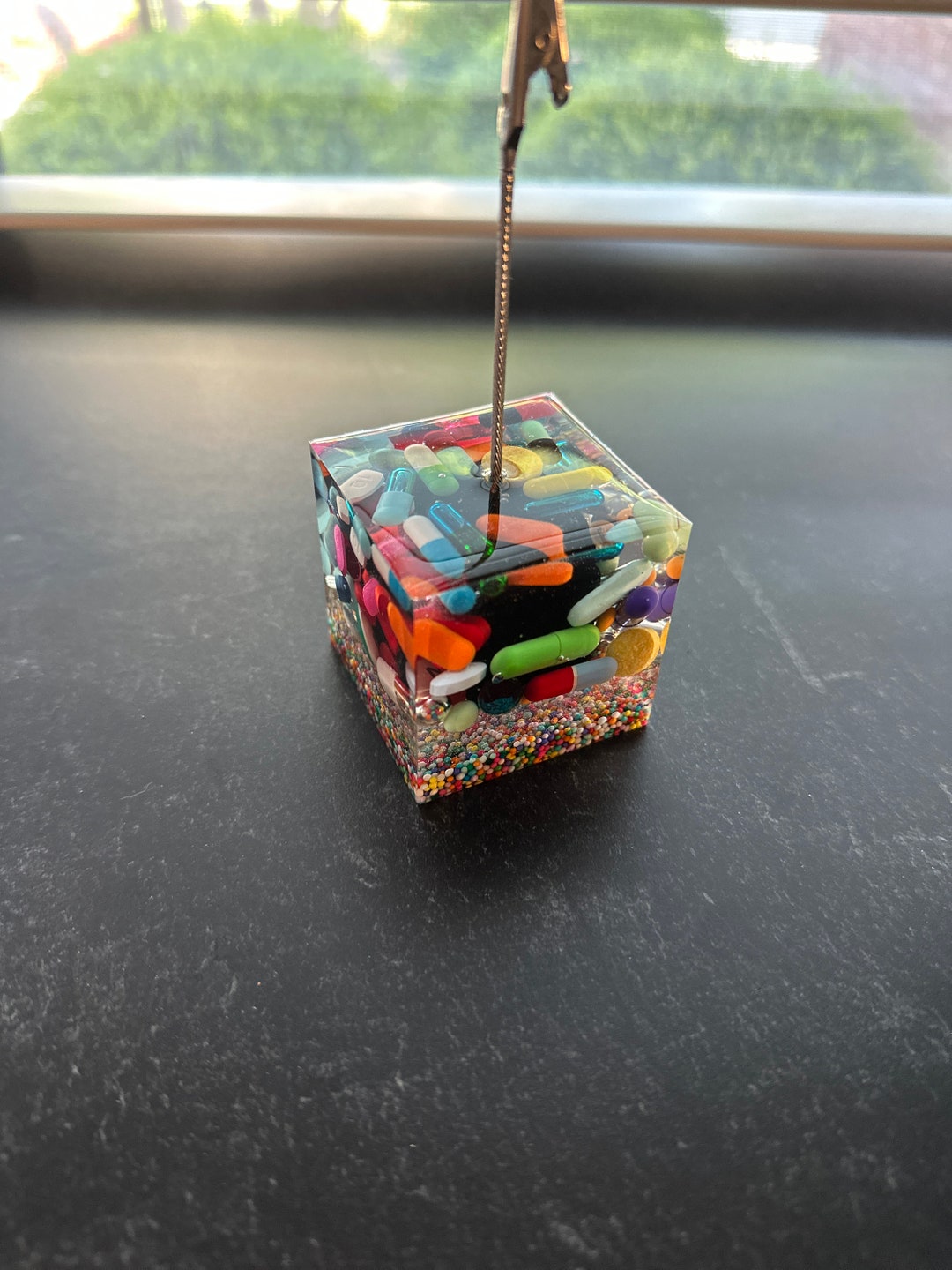 Sprinkle Bottom Chill Pill Photo Holder 2 Cube single - Etsy