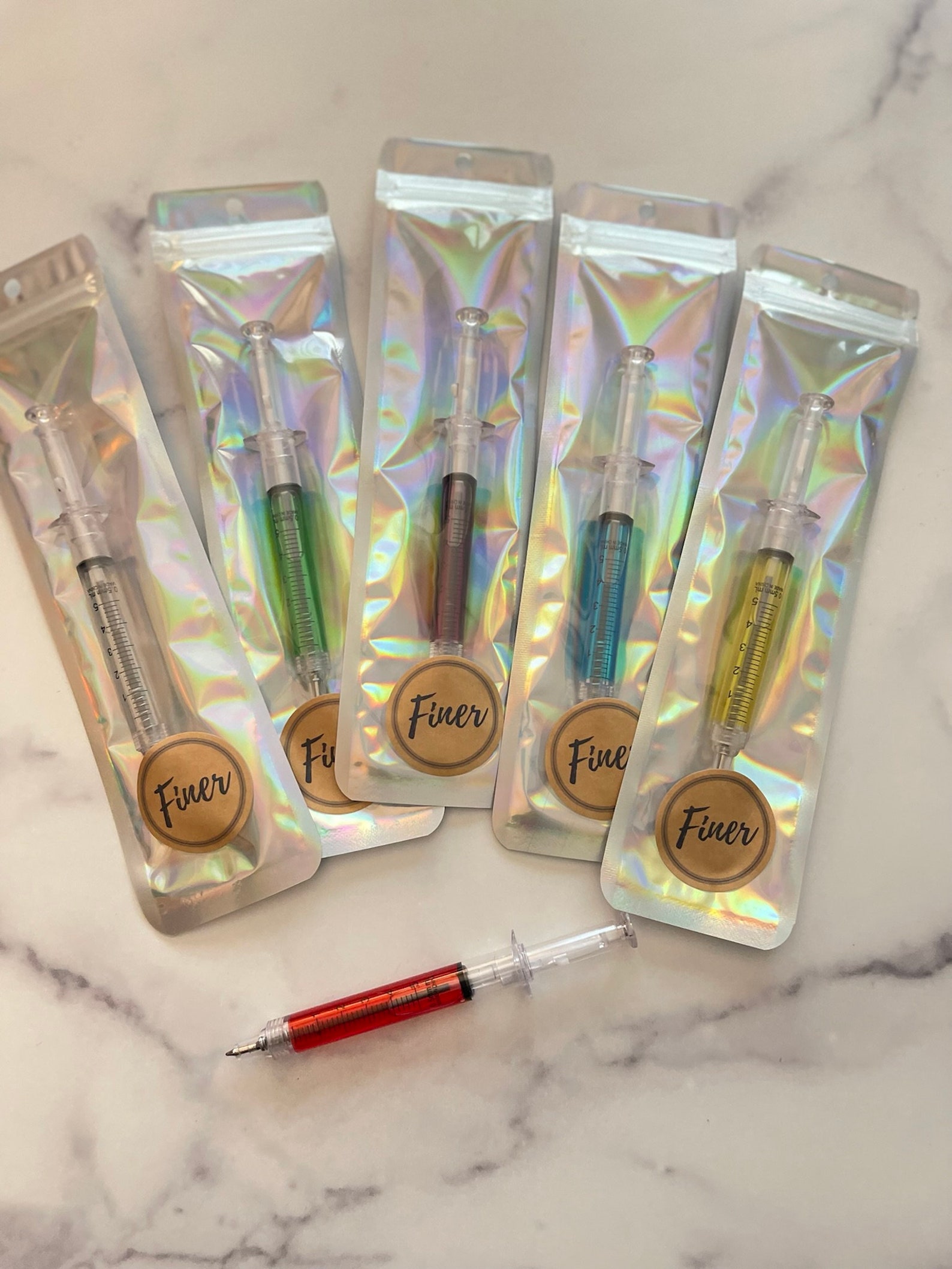 Syringe Pen and Highlighters - Etsy