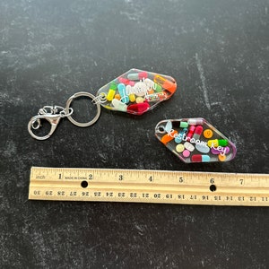 Retro Chill Pill Keychain - Etsy