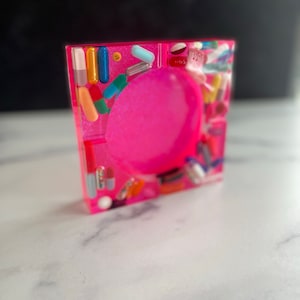 Large Hot Pink Chill Pill Ashtray - Etsy