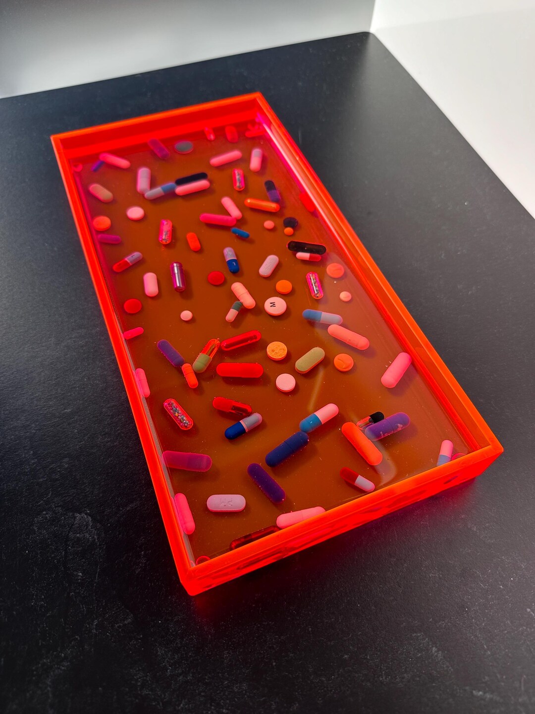 Neon Series Chill Pill Low Tray - Hot Pink - Etsy