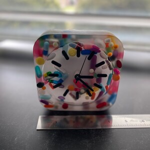 Clear Chill Pill Desk Clock - Etsy