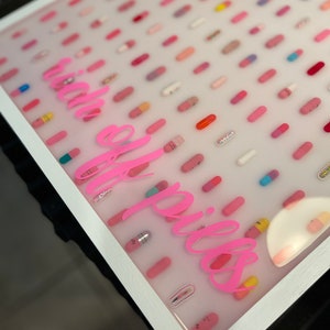 Pink Chill Pill Resin Art - Etsy