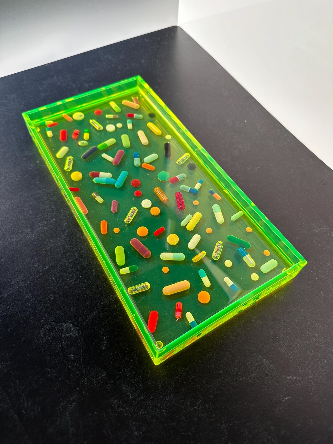 Neon Series Chill Pill Low Tray - Green - Etsy