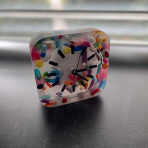 Clear Chill Pill Desk Clock - Etsy