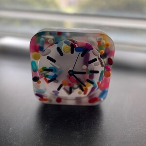 Clear Chill Pill Desk Clock - Etsy