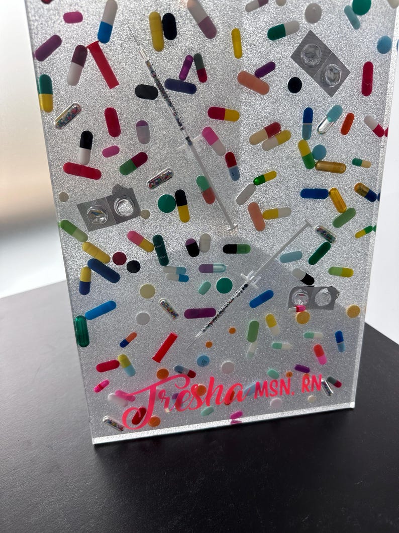Customized Disco Ball Chill Pill Clipboard - Etsy