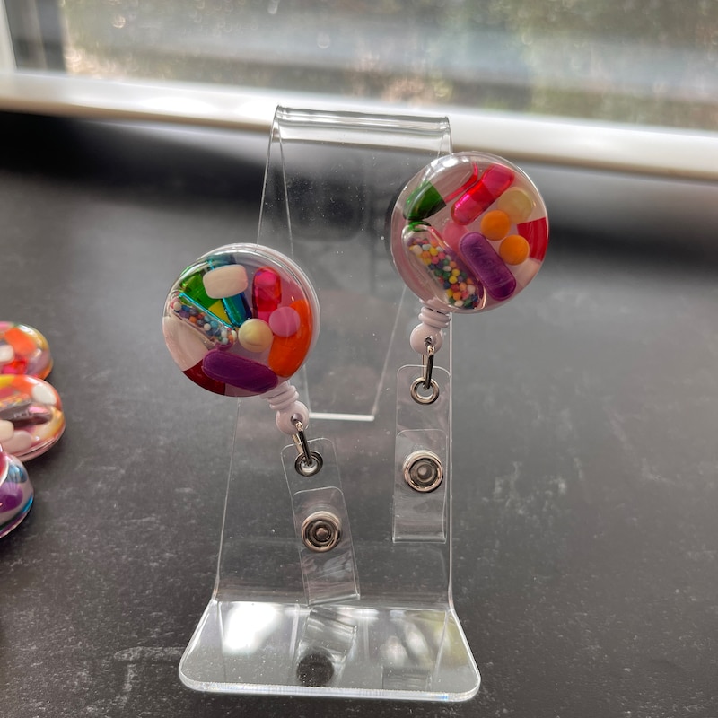 Custom Colorful Badge Reel - Etsy