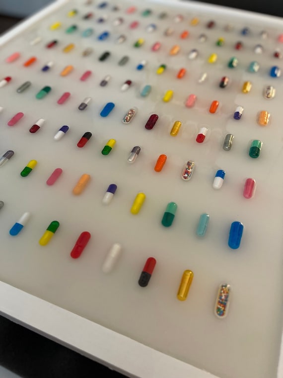 Custom Chill Pill Resin Art - Etsy