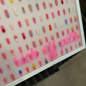 Pink Chill Pill Resin Art - Etsy