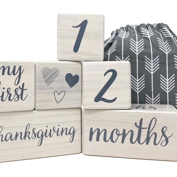 Baby Months Blocks - Etsy
