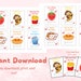 Printable Food Pun Valentine's Day Cards, Classroom Valentine's Day ...