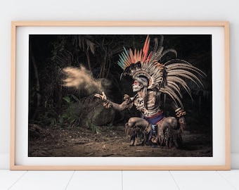 Aztec Wall Art | Etsy