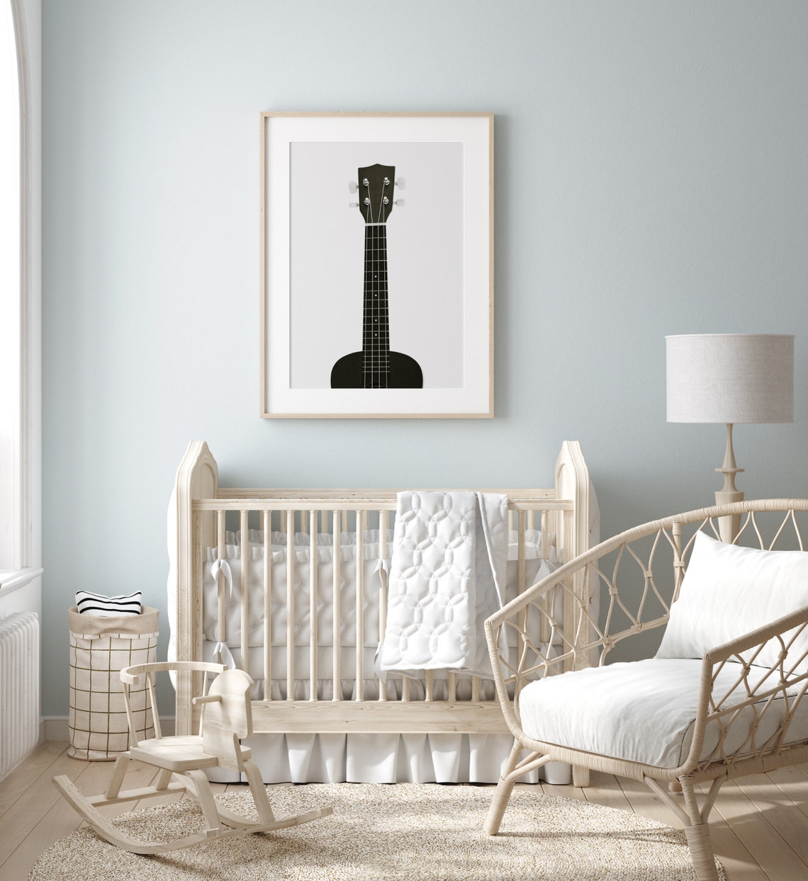 Ukulele Downloadable Print Musical Wall Decor Customizable Color - Etsy