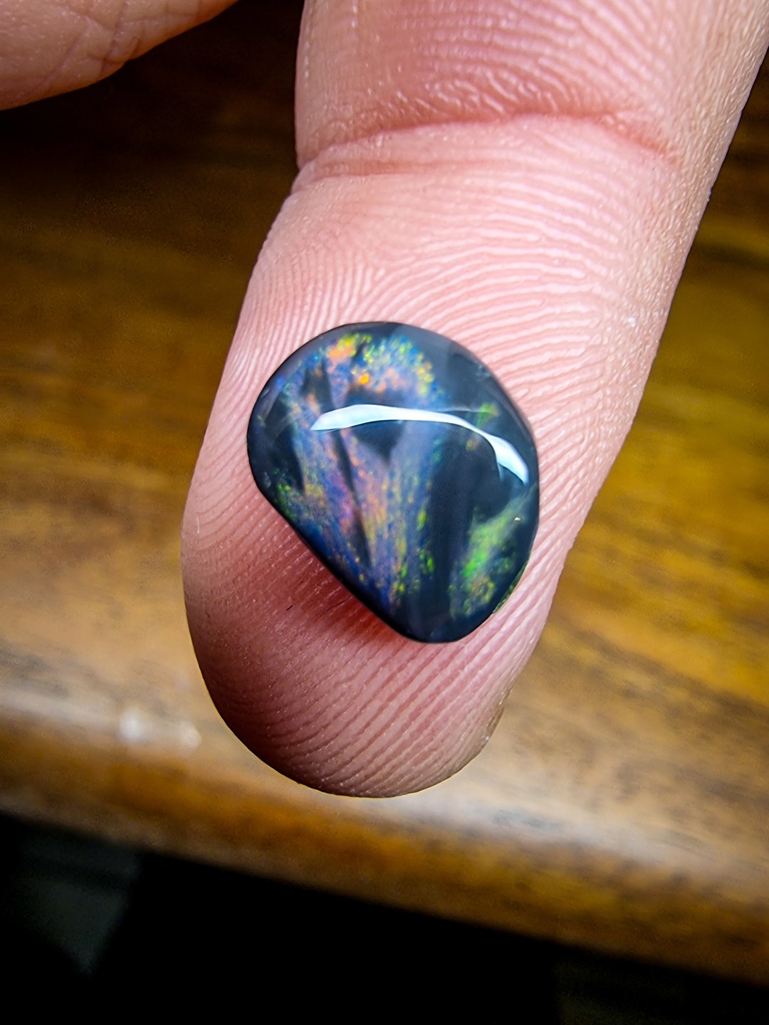 SOLD Lightning Ridge Australian Black Opal, 1.47 Carats - Etsy