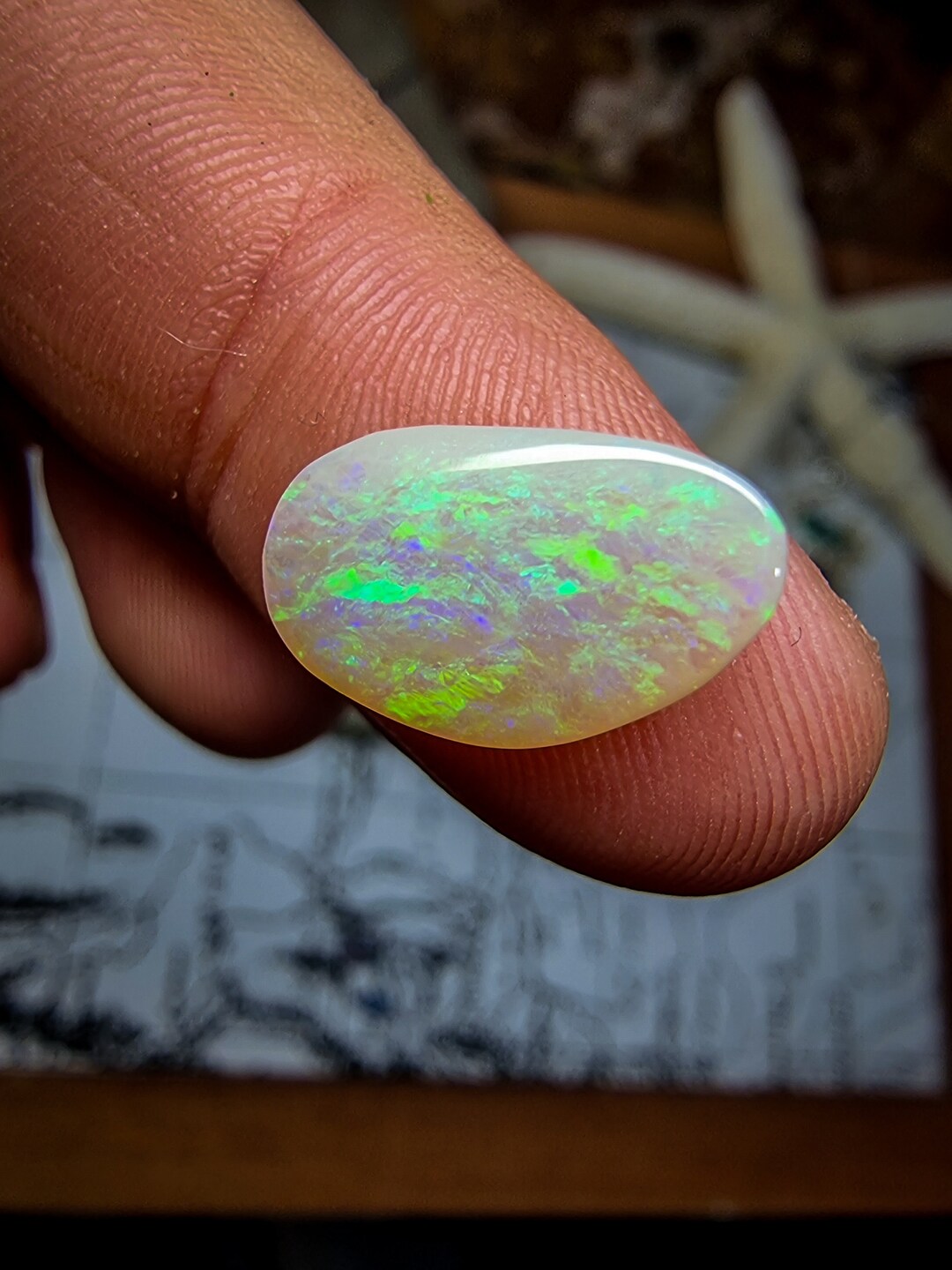 Australian Clear Opal, Lightning Ridge, 2.48 Carats - Etsy