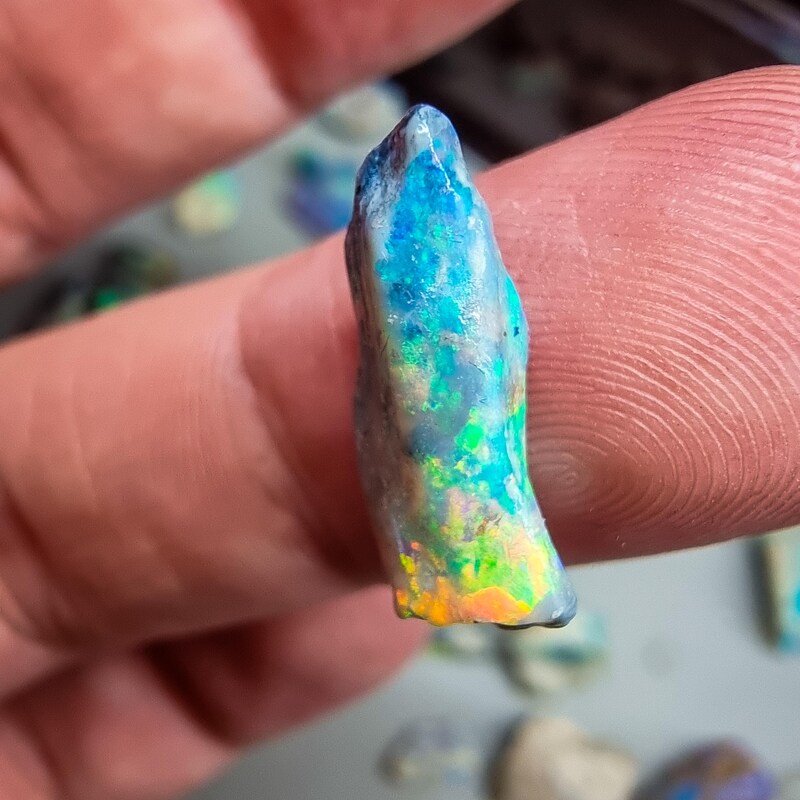 Opal Fossil - Etsy