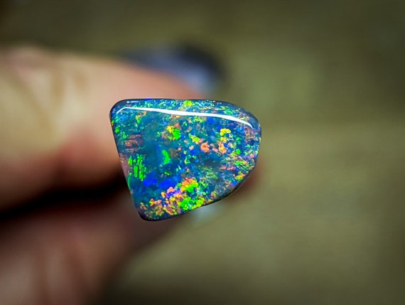 Black Harlequin Opal