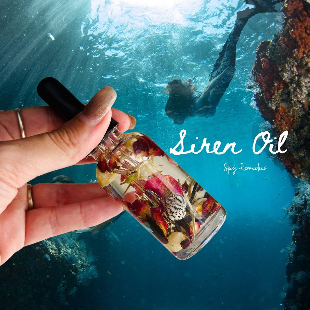 Siren Spirit Oil, Empowering Oil, Confidence Oil, Divine Feminine ...