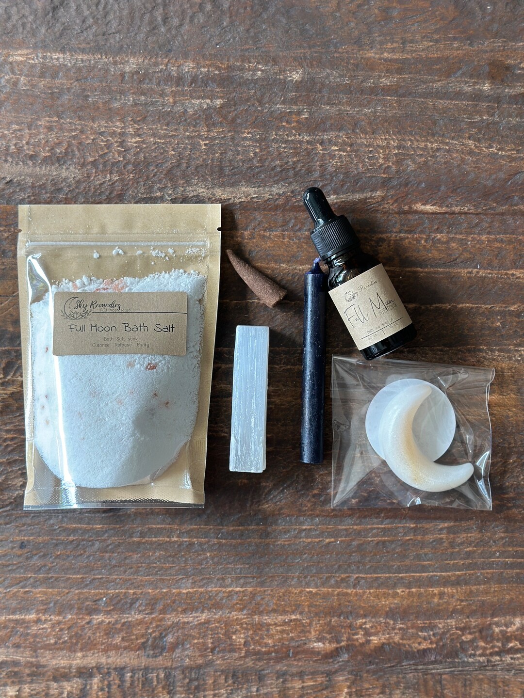 Mini Full Moon Ritual Kit Manifesting Moon Ritual Witchcraft - Etsy
