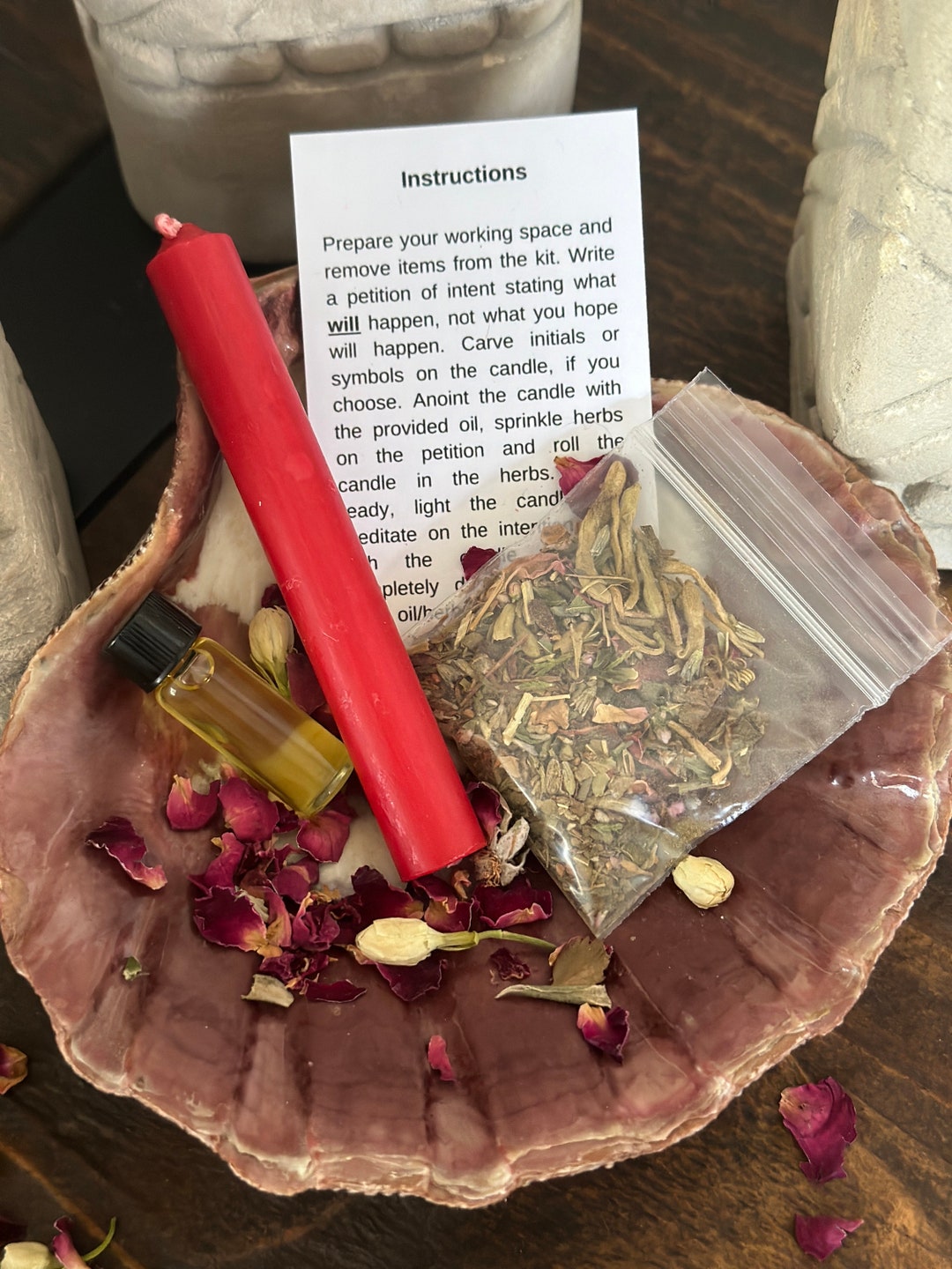 Come to Me Mini Spell Kit, Spell Kit, Candle Spell, Love, Spell ...