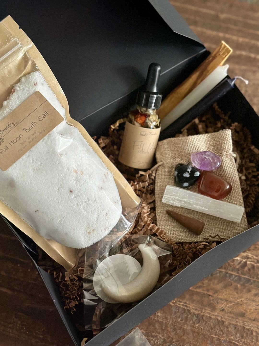Deluxe Full Moon Ritual Kit Manifesting Moon Ritual - Etsy