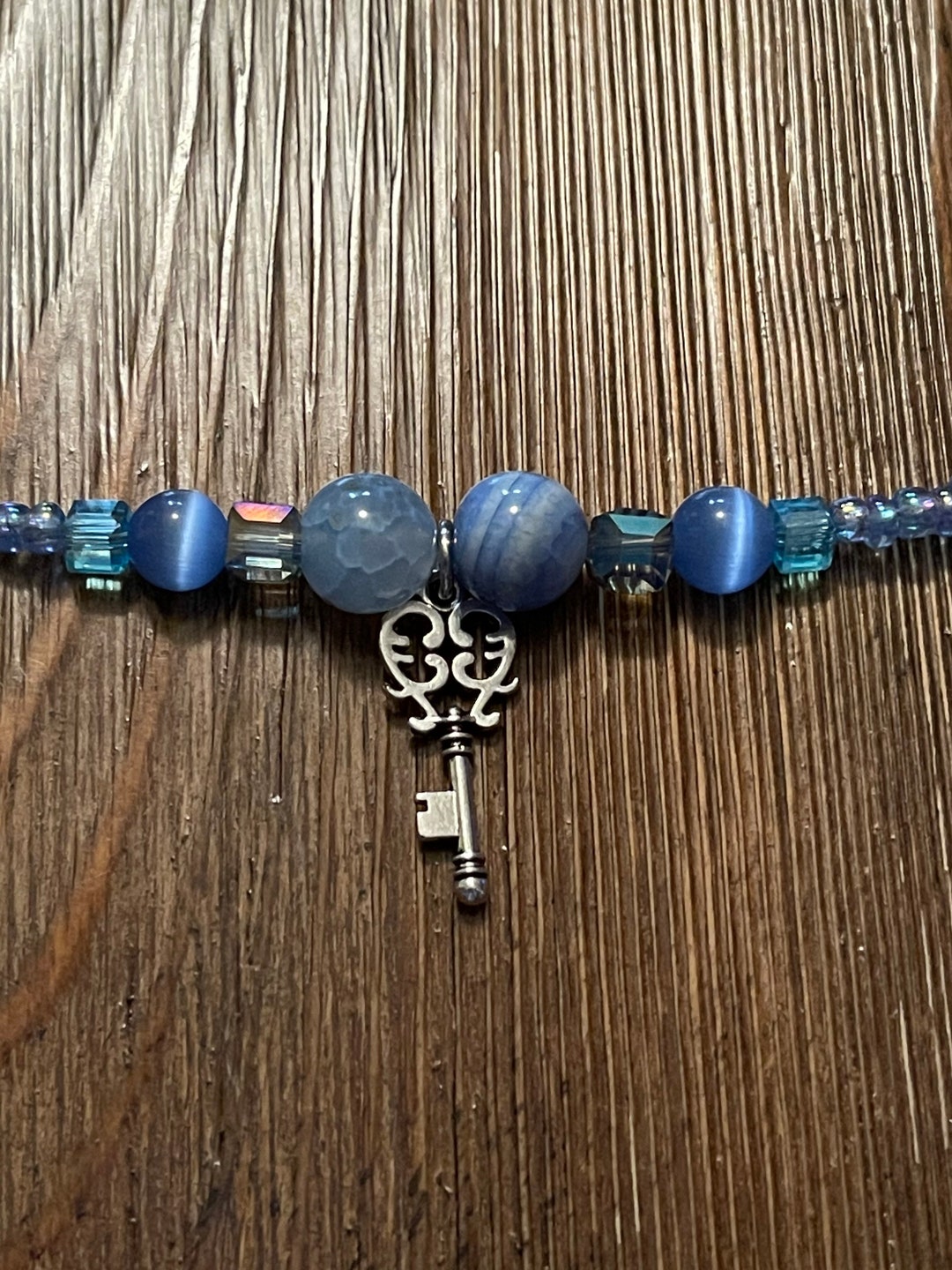 Skeleton Key Anklet - Etsy