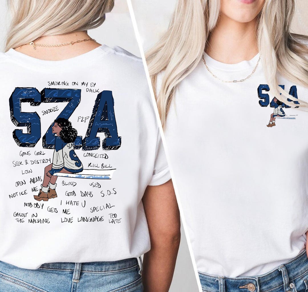 SZA Album Cover, SZA Merch, SZA Aesthetic Tee, Music Fans Shirt, Gift ...