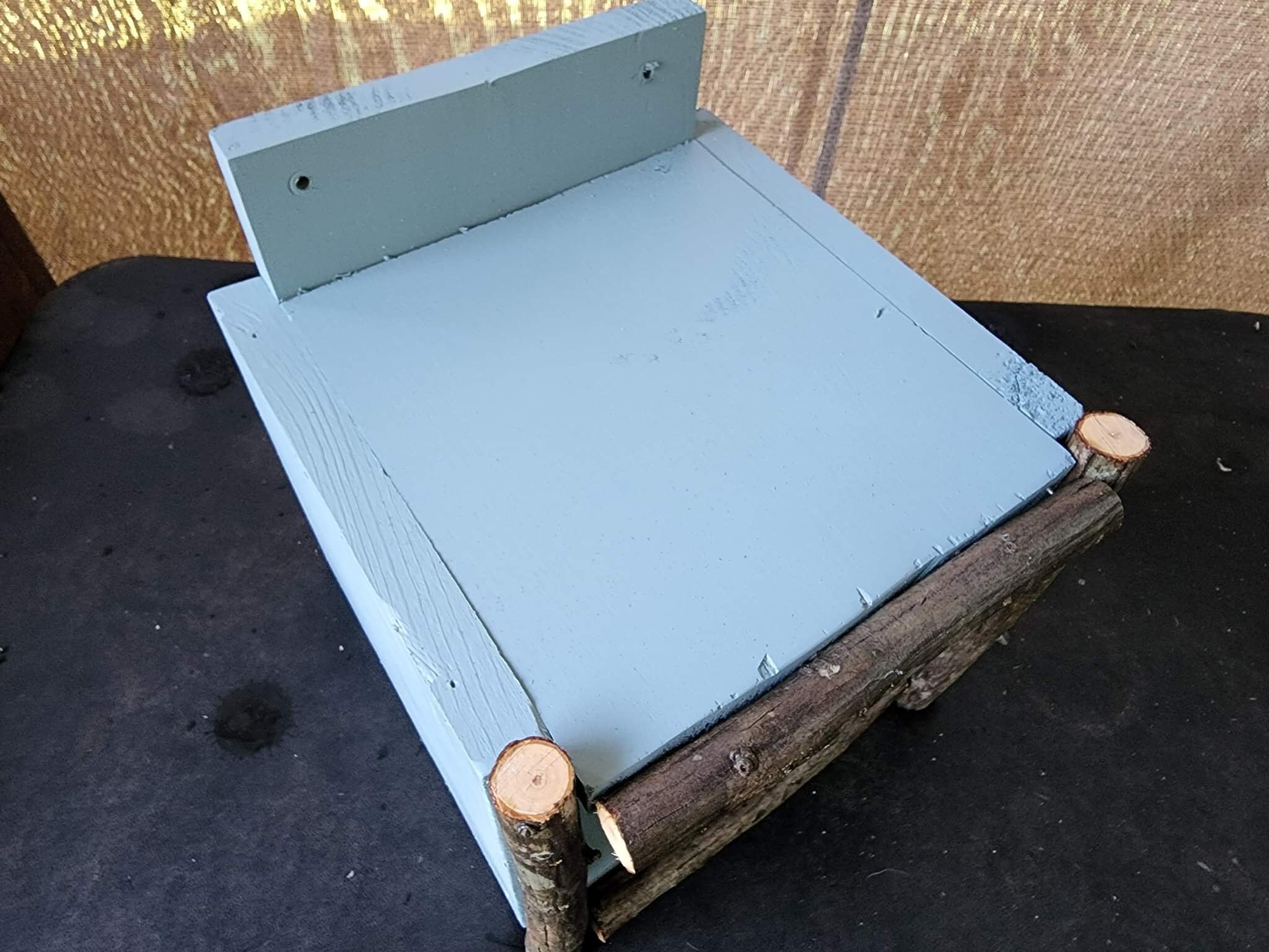 Wild Bird Nest Platform, Rustic Nest Box, Small Wild Bird Nest, Wooden ...