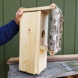 Squirrel House Squirrel Nesting Box Wooden Squirrel Habitat | Etsy