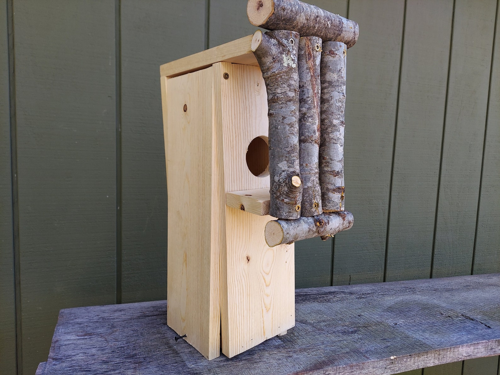 Squirrel House Squirrel Nesting Box Wooden Squirrel Habitat Etsy