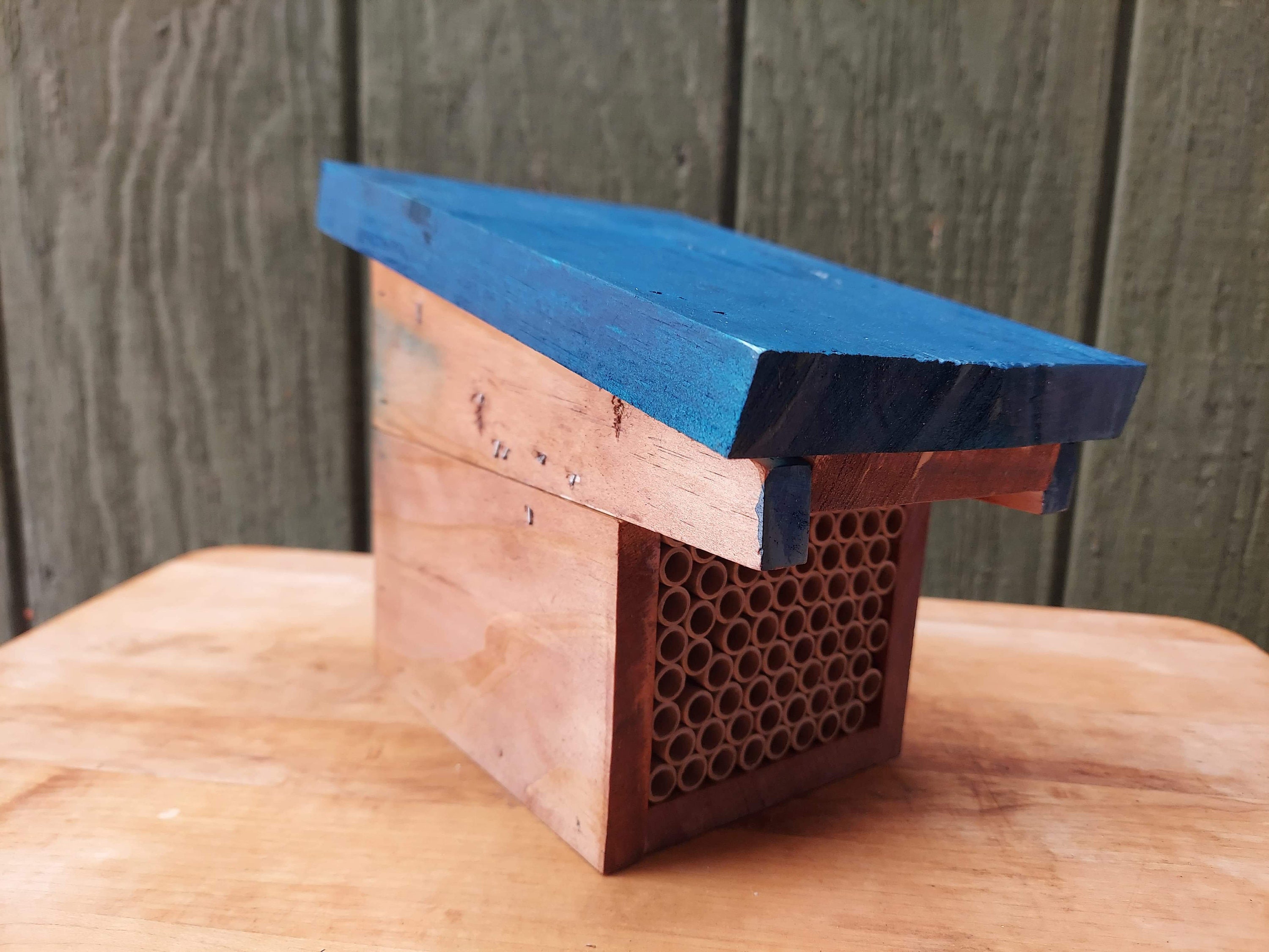 Small Bee House Pollinator Hotel Nesting Box Garden Gift - Etsy