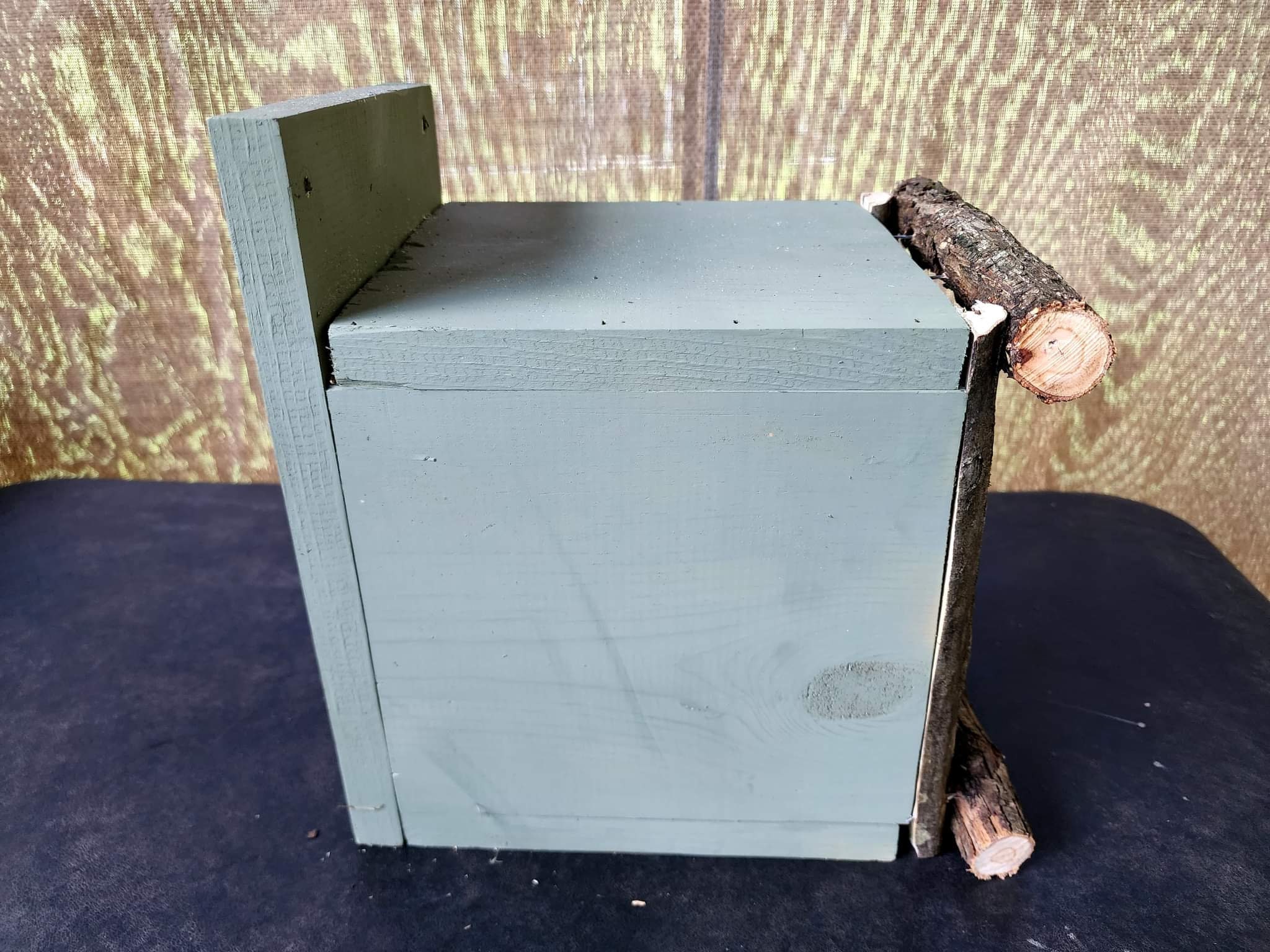 Wild Bird Nesting Platform, Rustic Nesting Box, Small Wild Bird Nest ...