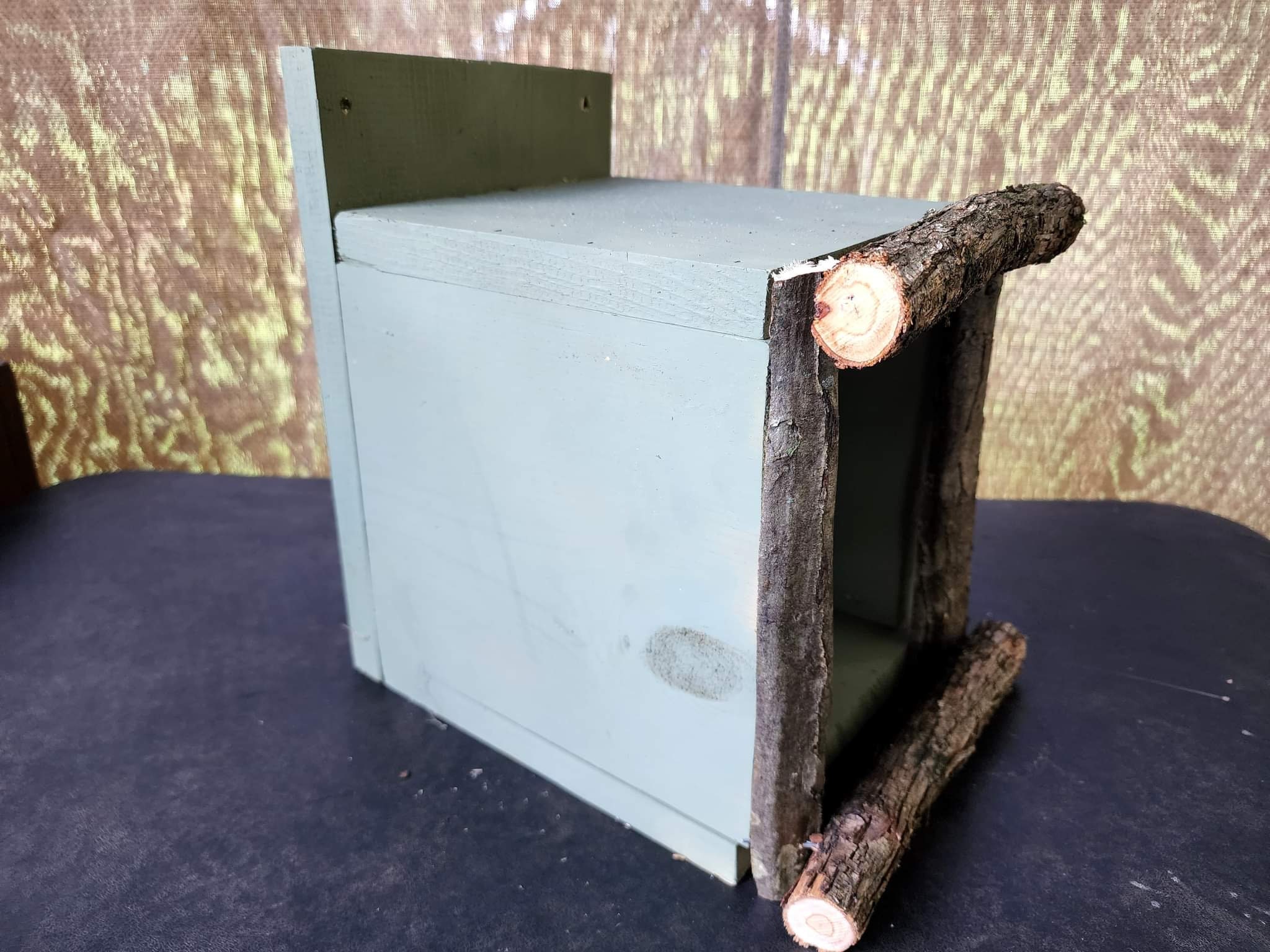 Wild Bird Nesting Platform, Rustic Nesting Box, Small Wild Bird Nest ...