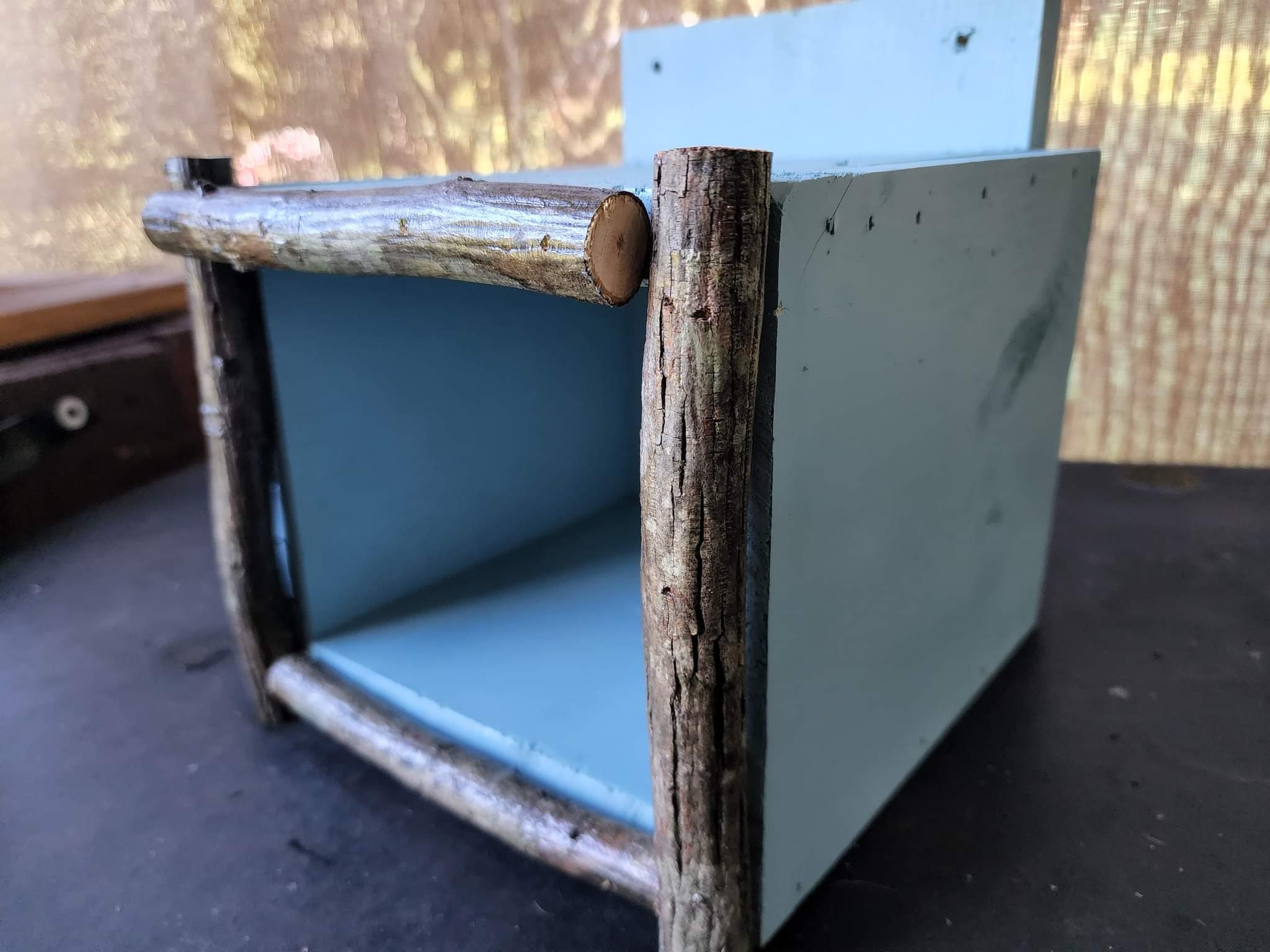 Wild Bird Nest Platform, Rustic Nest Box, Small Wild Bird Nest, Wooden ...