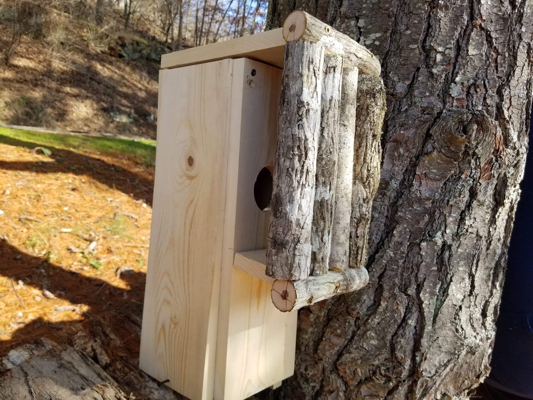 Squirrel House, Squirrel Nesting Box, Wooden Squirrel Habitat, Squirrel ...