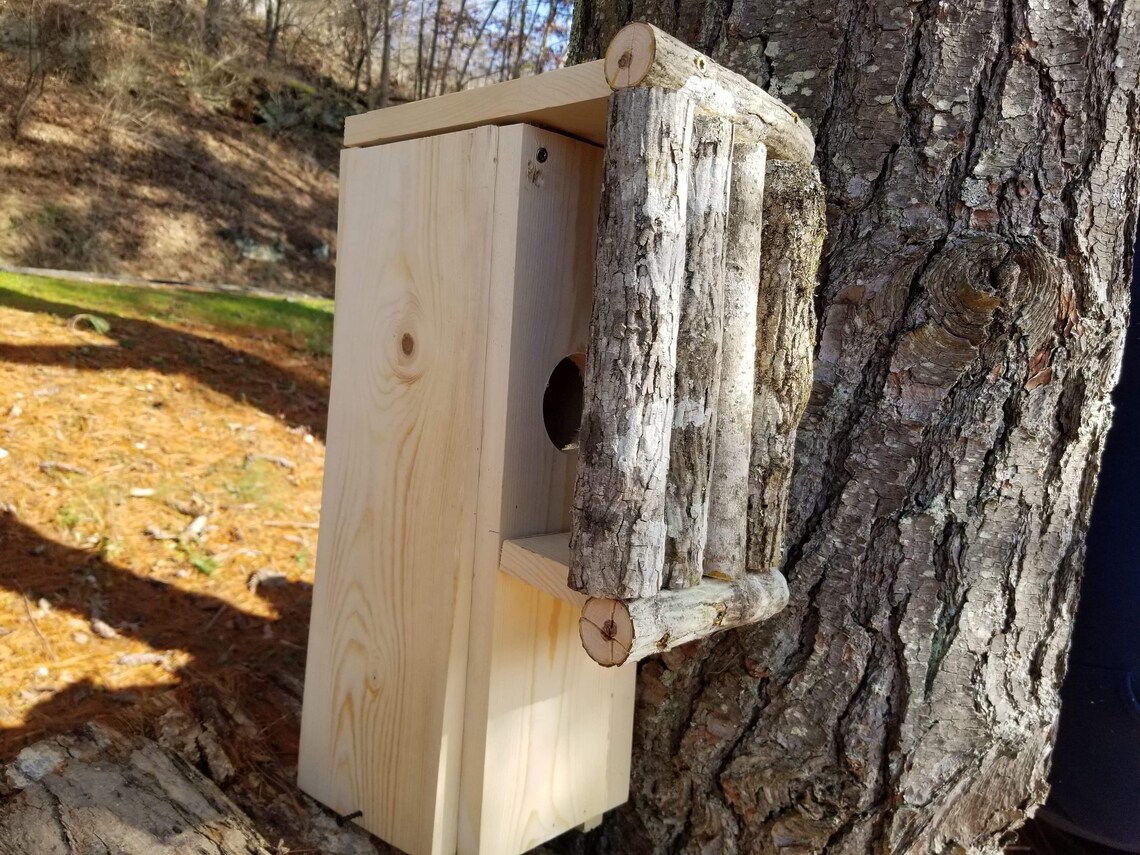 Squirrel House Squirrel Nesting Box Wooden Squirrel Habitat | Etsy