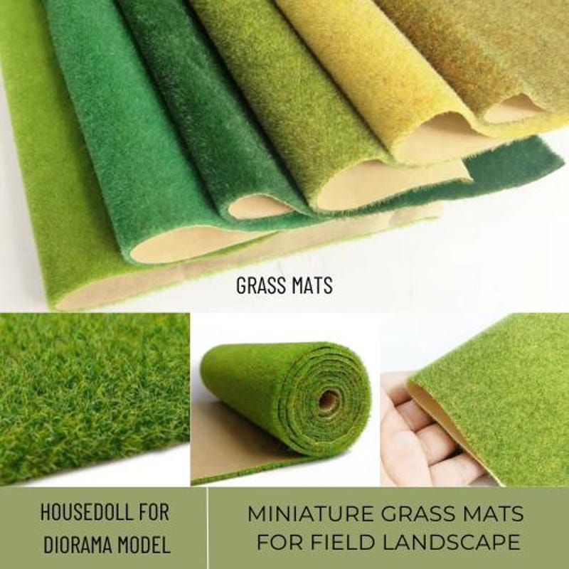 Fake Grass for Models - Etsy
