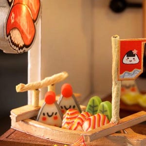 DIY Miniature Japanese Food Restaurant Kit | Miniature Japanese Dining ...
