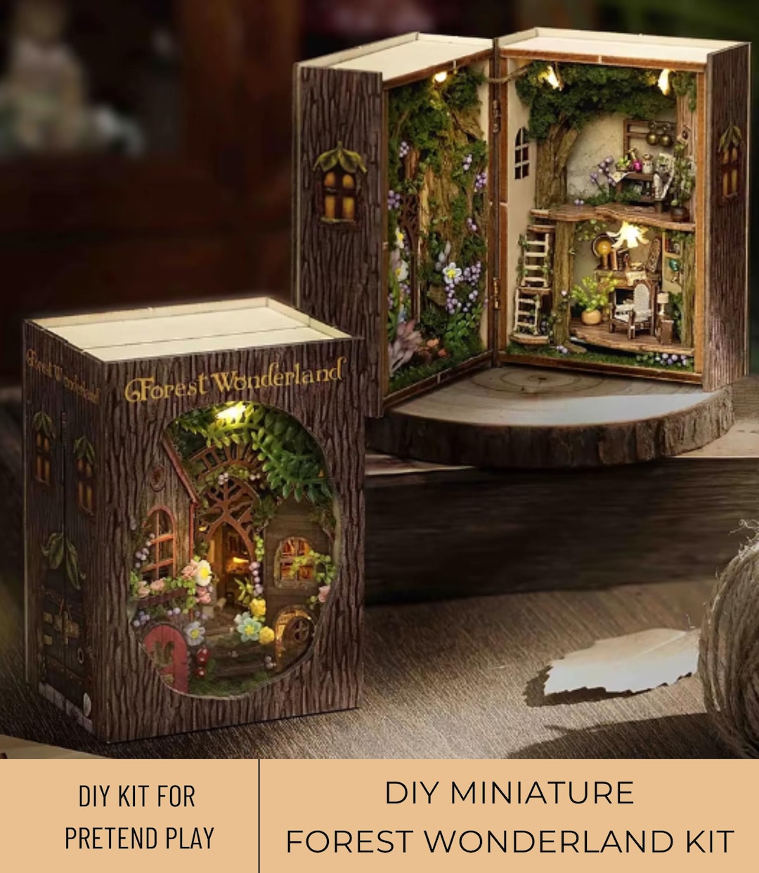 DIY Miniature Fairy Forest Kit, Miniature Fairy Woodland, Miniature ...