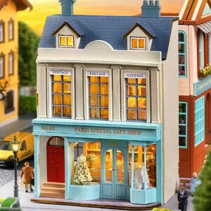 DIY Miniature Gift Shop Kit, Miniature Clothing Store Kit DIY Miniature ...