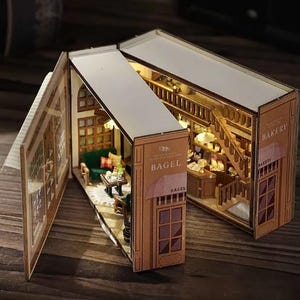 DIY Miniature Coffee & Bakery Shop Kit | Miniature Cake Shop ...