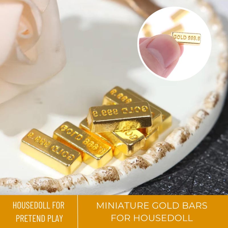 Miniature Gold Bar - Etsy