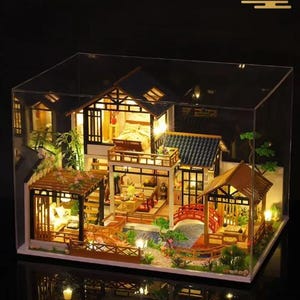 DIY Super Big Miniature Modern Japanese-style House Kit, Miniature ...