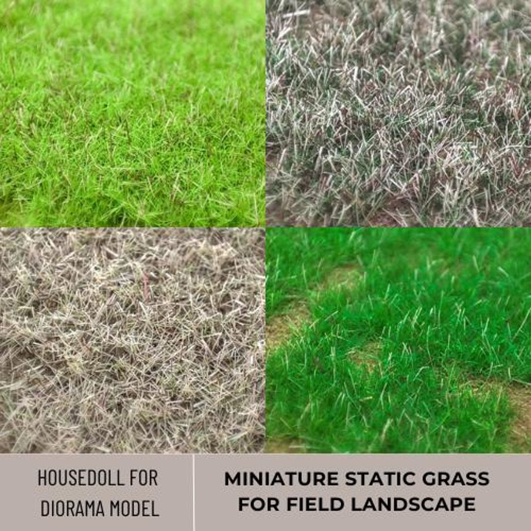 Artificial Season Grass, Summer Grass Static for Scale Train Railway ...