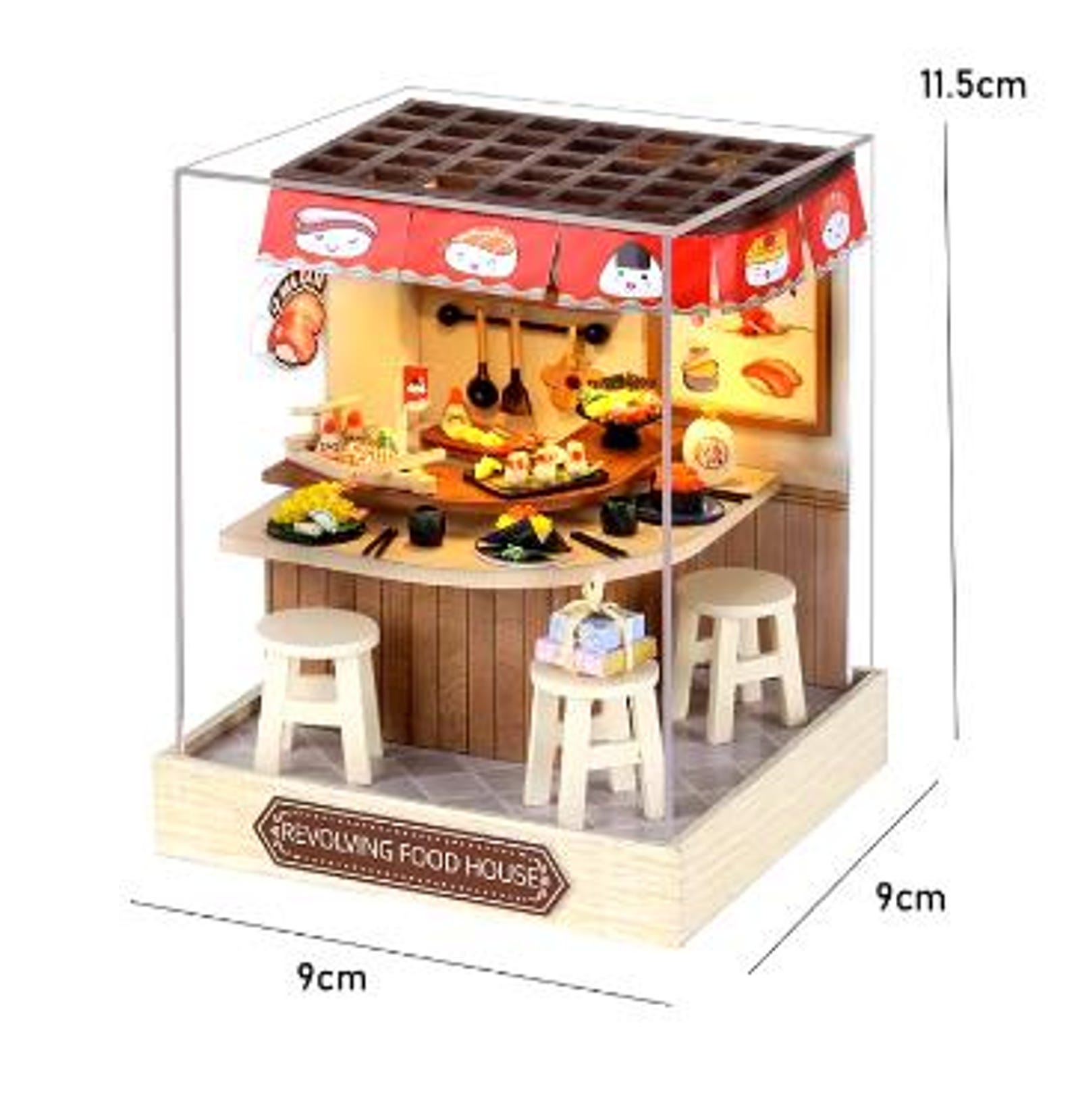 DIY Miniature Japanese Food Restaurant Kit | Miniature Japanese Dining ...