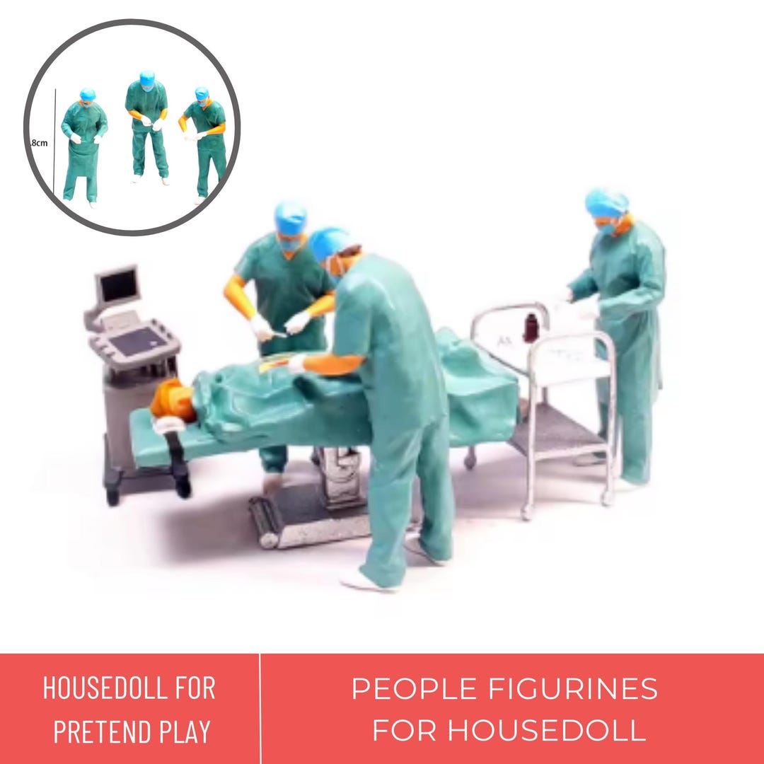Miniature 1:64 Figures Medical Staff | Miniature Doctors, Nurse, Doctor ...