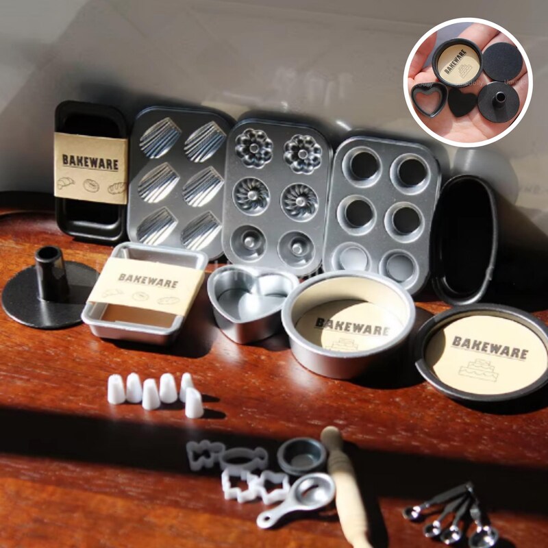Miniature Baking Set - Etsy UK