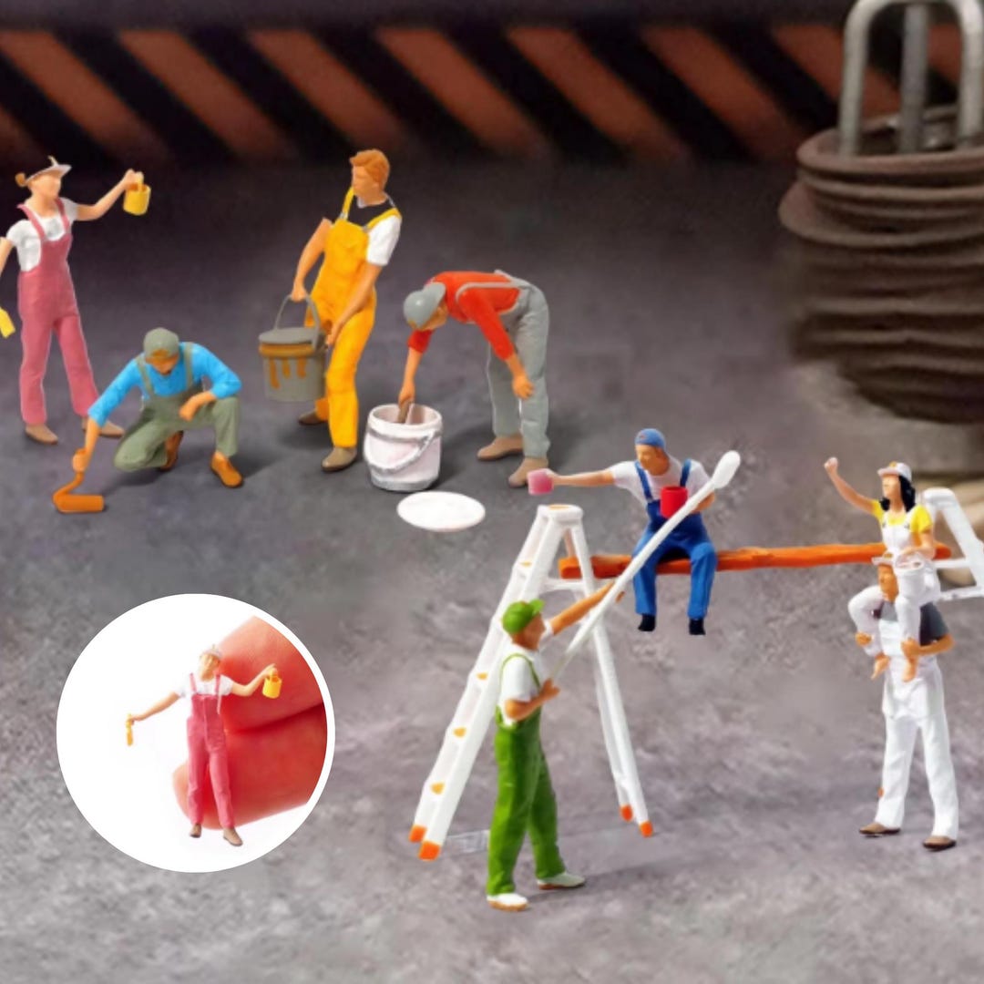 Miniature People Painting, Tiny Figures for Architecture & Diorama ...